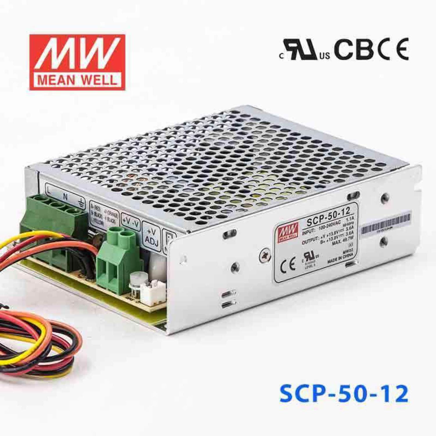 Mean Well SCP-50-12 Power supply 49.7W 13.8V 3.6A - Walmart.com