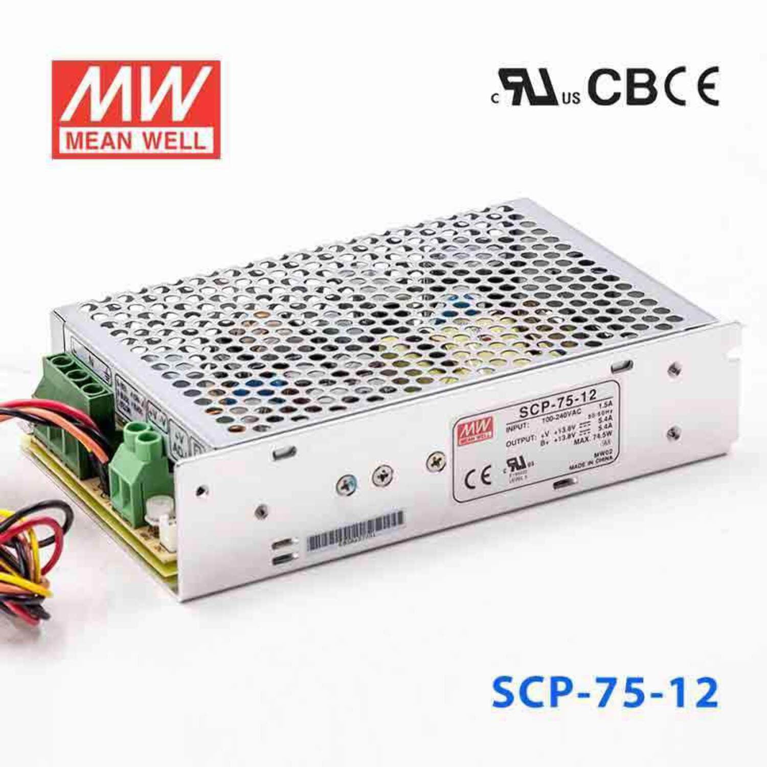 Mean Well SCP-75-12 Power supply 74.5W 13.8V 5.4A - Walmart.com