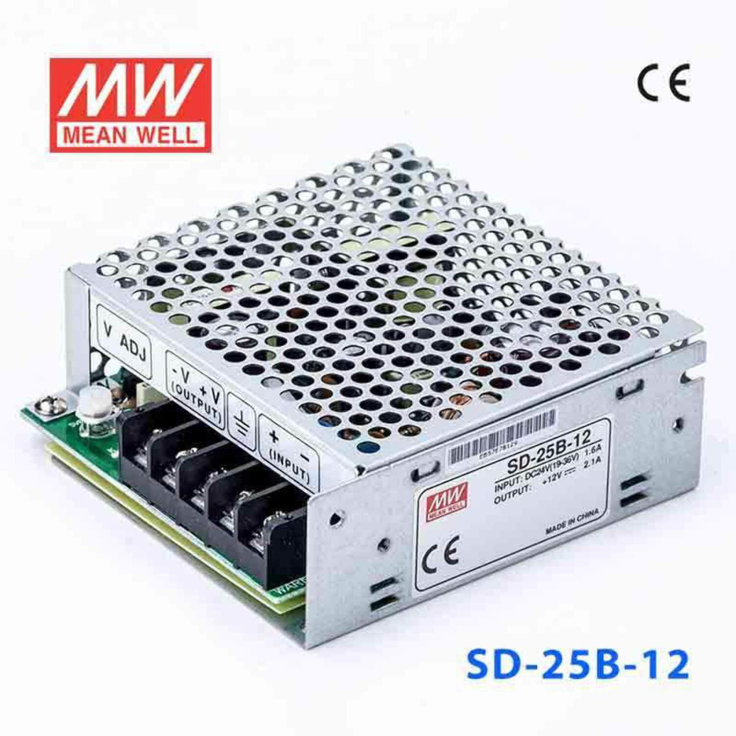 Mean Well SD-25B-12 DC-DC Converter - 25W - 19~36V in 12V out - Walmart.com