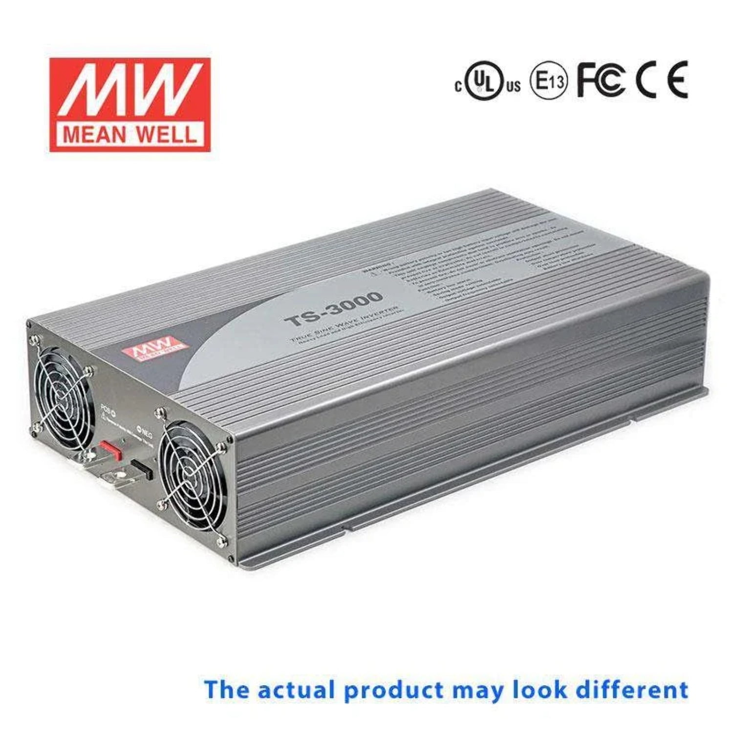 Mean Well TS-3000-212B True Sine Wave 3000W 230V 300A - DC-AC Power Inverter - Walmart.com
