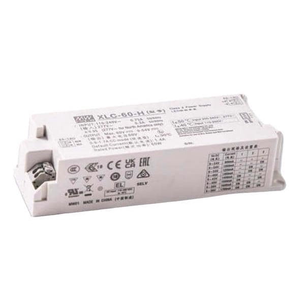 Mean Well XLC-60-24-B, LED Power Supplies 60W 110-305Vac 24V 2.5A CV ...