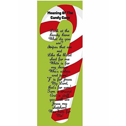 Meaning Of The Candy Cane Christmas Bookmarks For Kids Bulk (100 Count ...