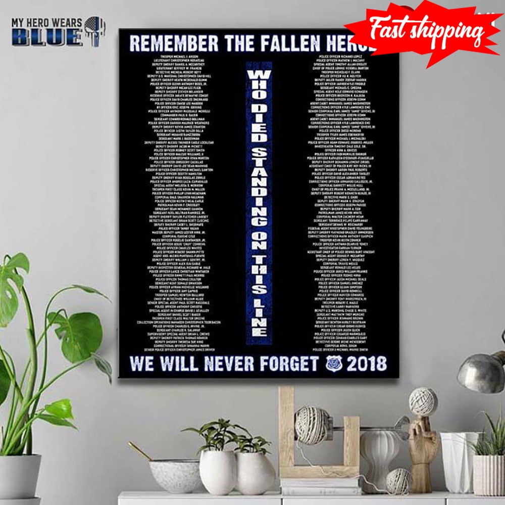 Meaningful Remember The Fallen Heroes We Will Never Forget 2018 Who ...