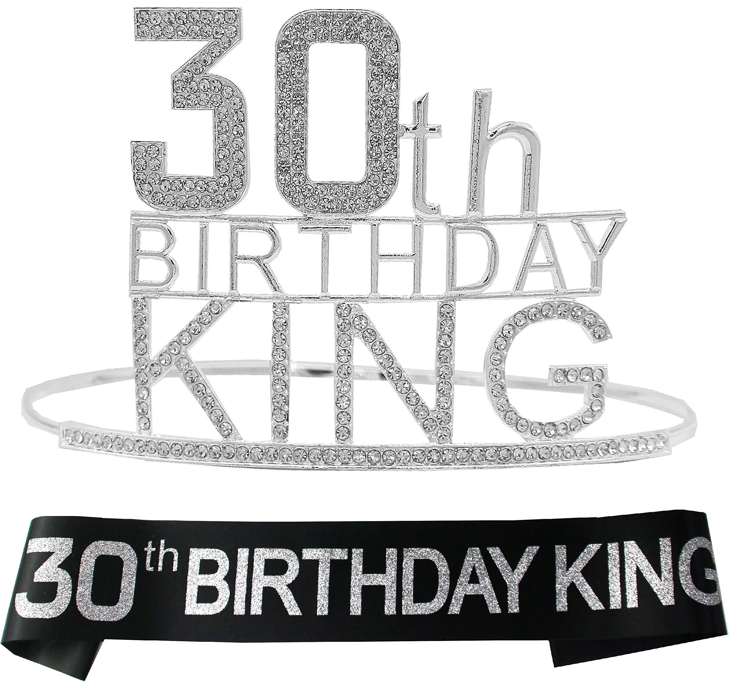 Meant2Tobe | 30Th Birthday King Crown 30Th Birthday Gifts For Men 30Th ...