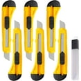 Measupro Utility Knife Set 16 Pack Retractable 18mm Heavy Duty Carbon ...