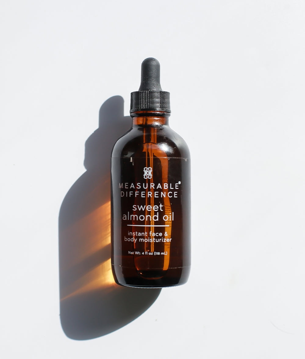 Measurable Difference Sweet Almond Oil Instant Face & Body Moisturizer ...