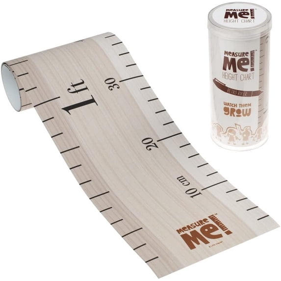 Measure Me! Baby Roll-up Growth Height Chart for Children Kids Room ...
