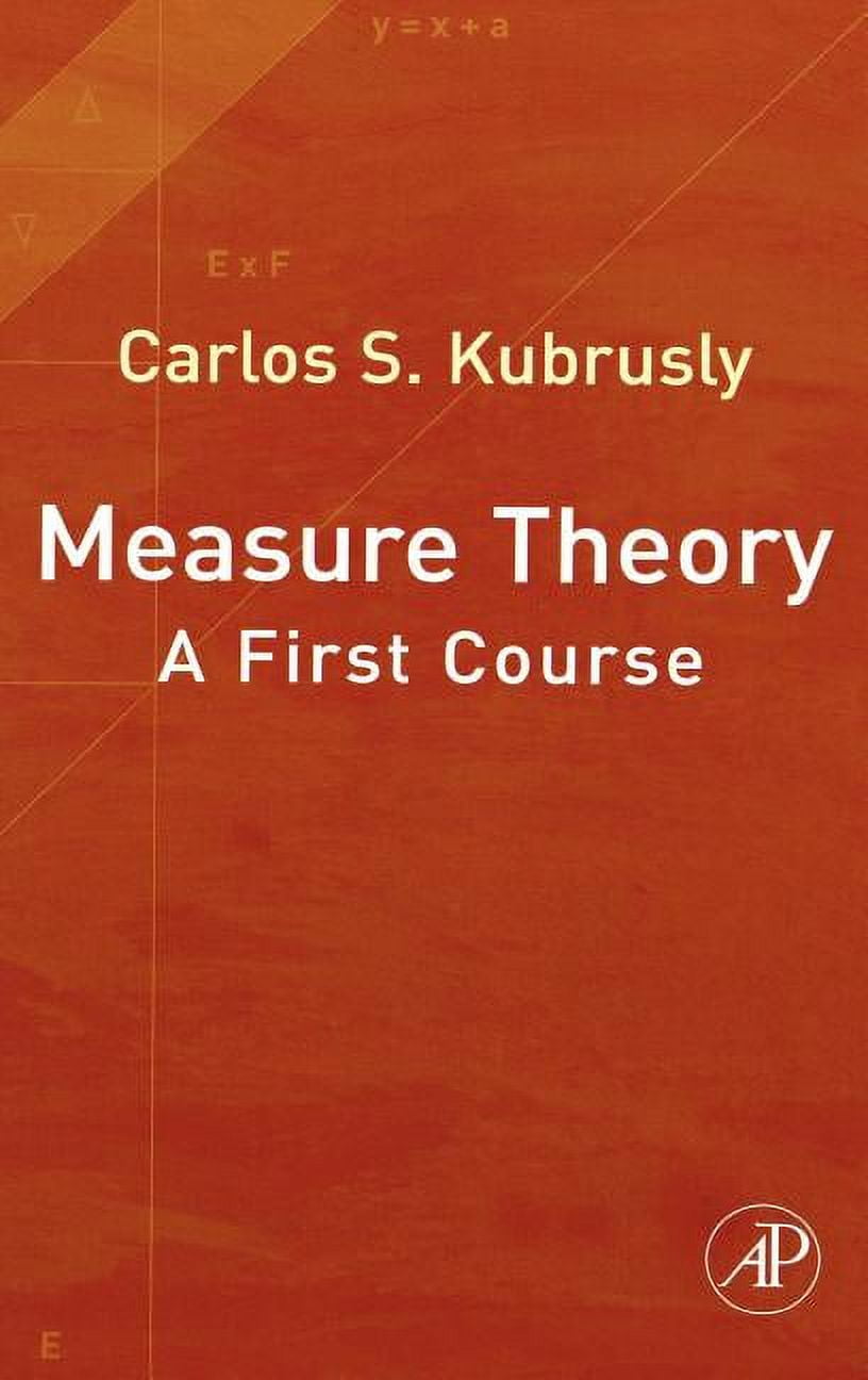 Measure Theory: A First Course, (Hardcover) - Walmart.com