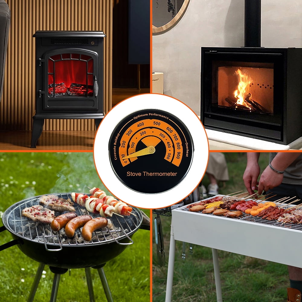 Measurement,Stove Thermometer Stove Fan Overheat Pipe Thermometer Oven ...