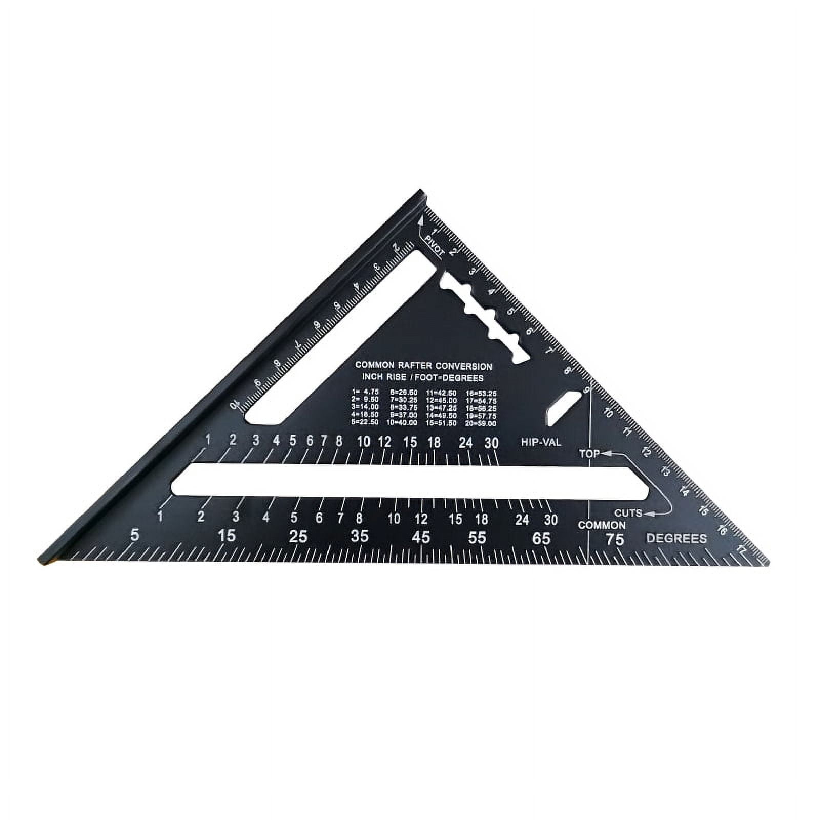 Measurement Tool Square Ruler Aluminum Alloy Speed Protractor Miter For ...