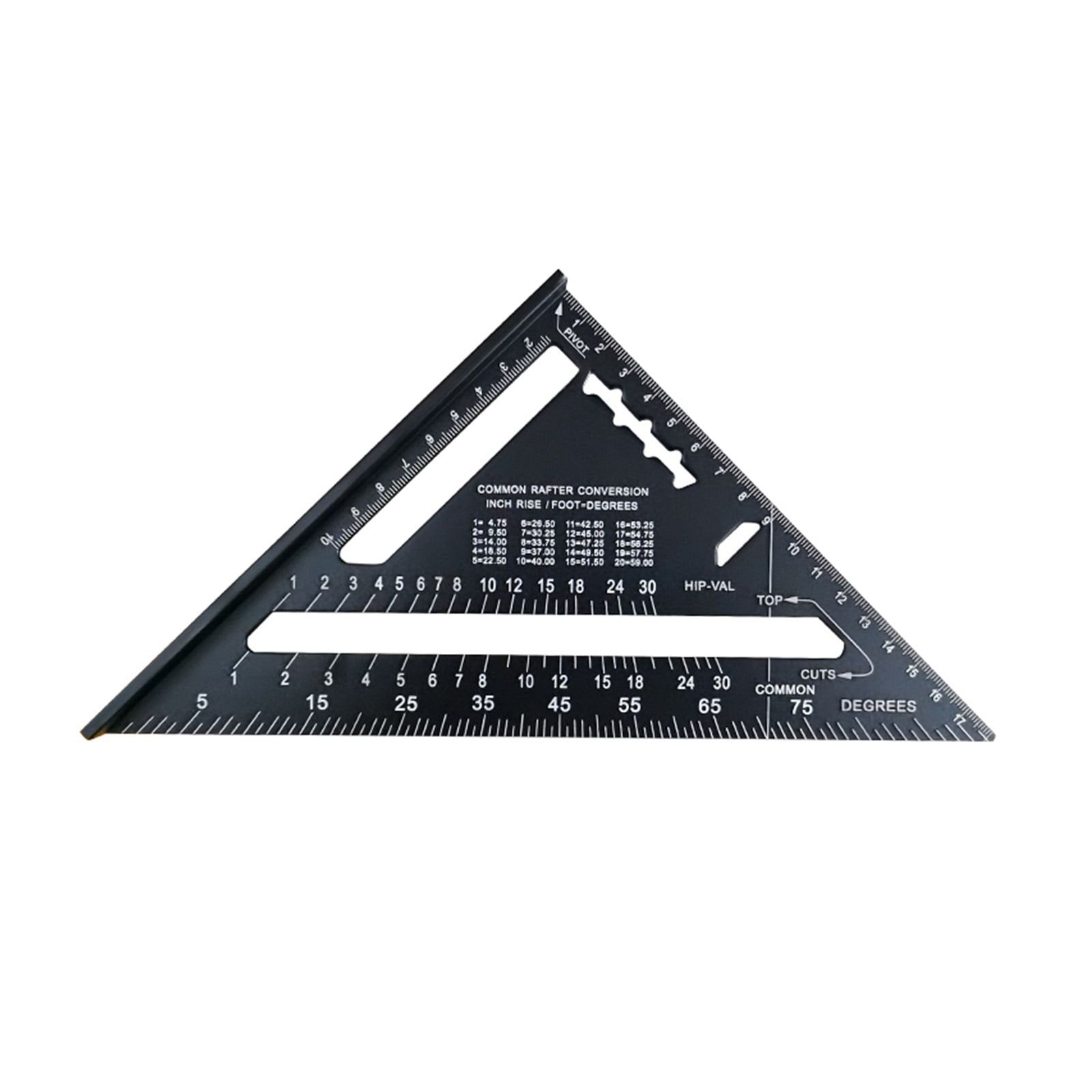 Measurement Tool Square Ruler Aluminum Alloy Speed Protractor Miter For ...