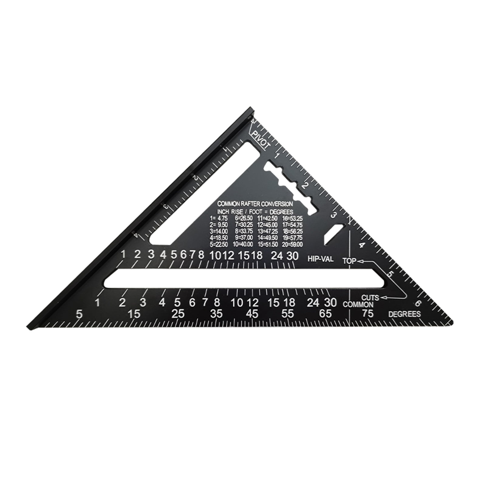 Measurement Tool Square Ruler Aluminum Alloy Speed Protractor Miter For ...