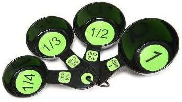 Chef Craft Measuring Combo Set - 4 Cups and 6 Spoons, Easy to Read ...