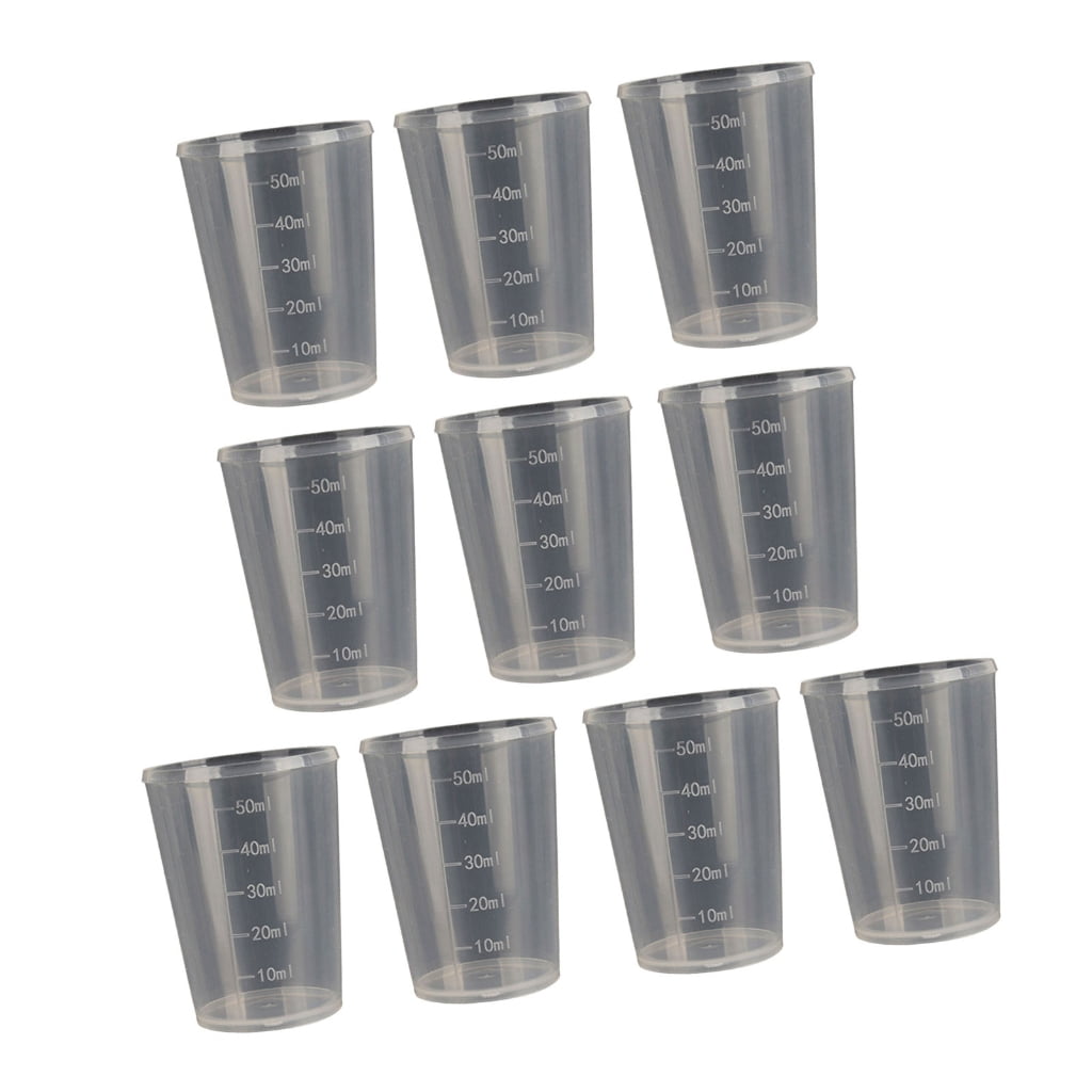 Measuring Cup, Clear Beaker with Graduated for Laboratory, Liquid ...