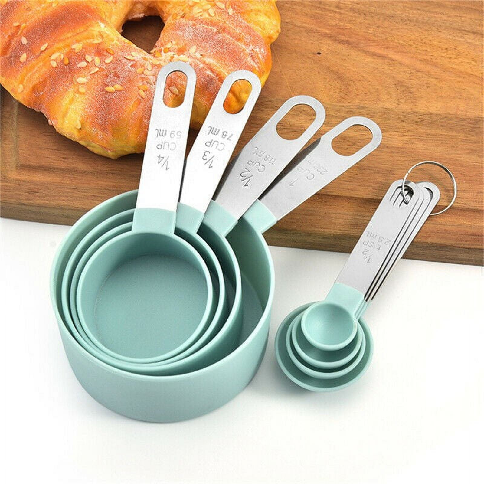 Measuring Cup And Spoon Set, 8 Pieces Of Liquid Measuring Cup Set Or ...