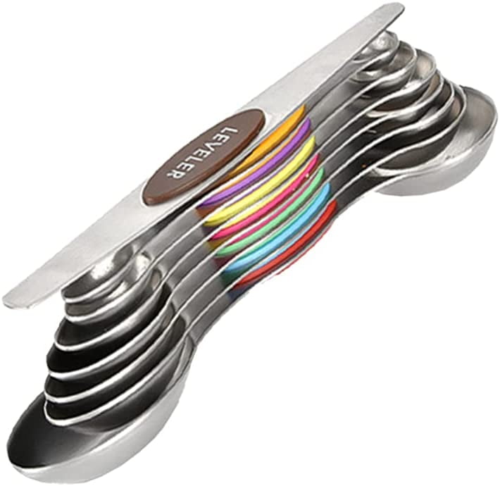 Measuring Cups Magnetic 7pcs Magnetic Measuring Spoons Set Stainless ...