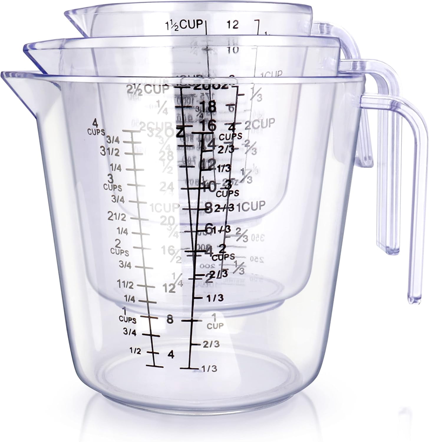 Measuring Cups Set, Liquid Measuring Cups For Kitchen - BPA Free ...