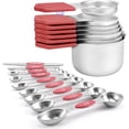 Measuring Cups and Spoons Set- 304 Stainless ,Double Measurement ...