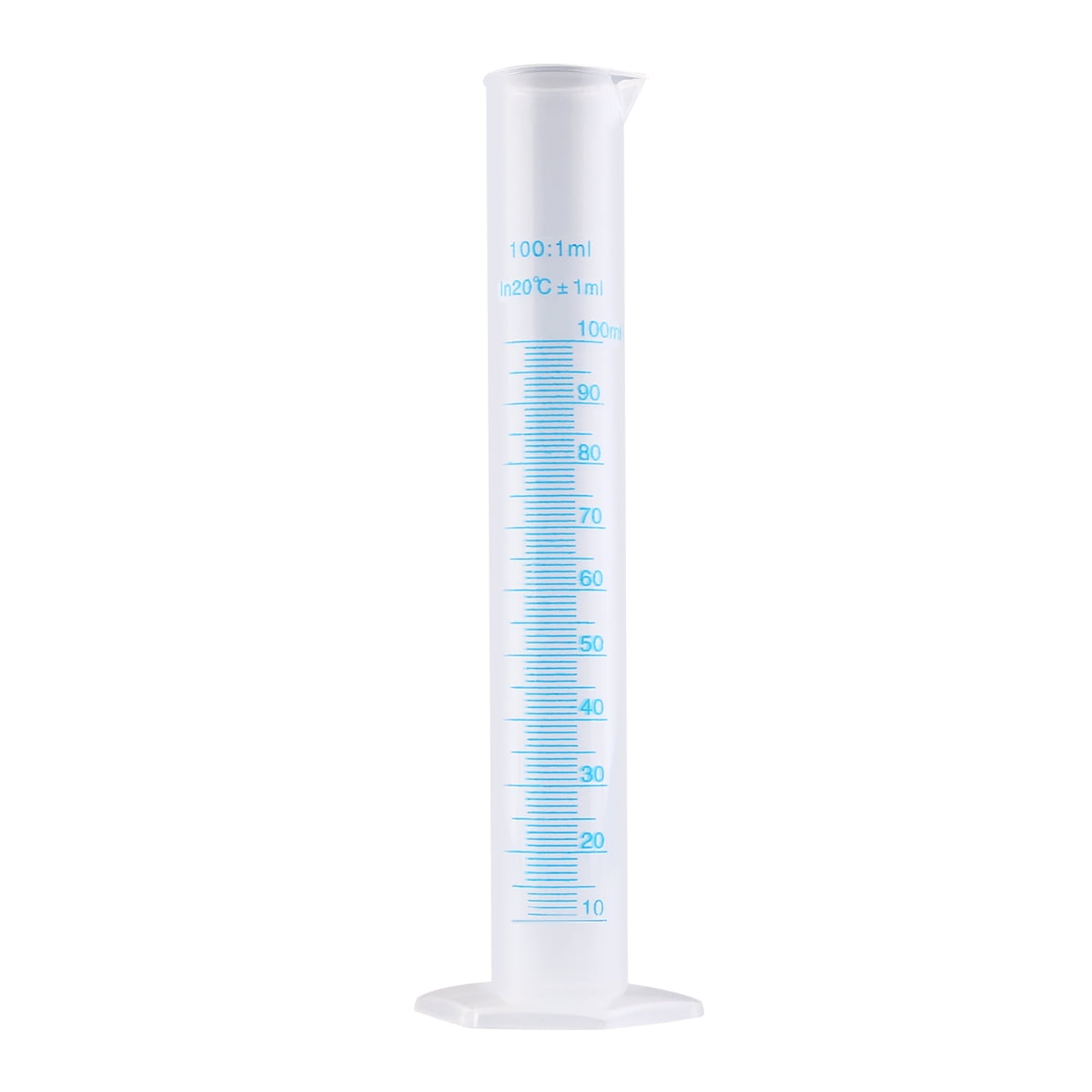 Measuring Cylinder Graduated 100ml Science Test Tube Measure Cup Pp ...