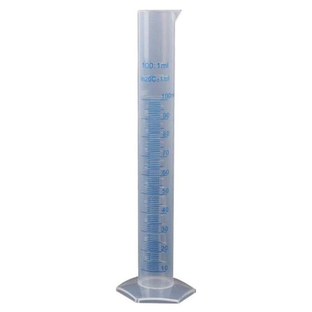 Measuring Cylinder Plastic Graduated Tube Tool for Lab(100Ml) - Walmart.com