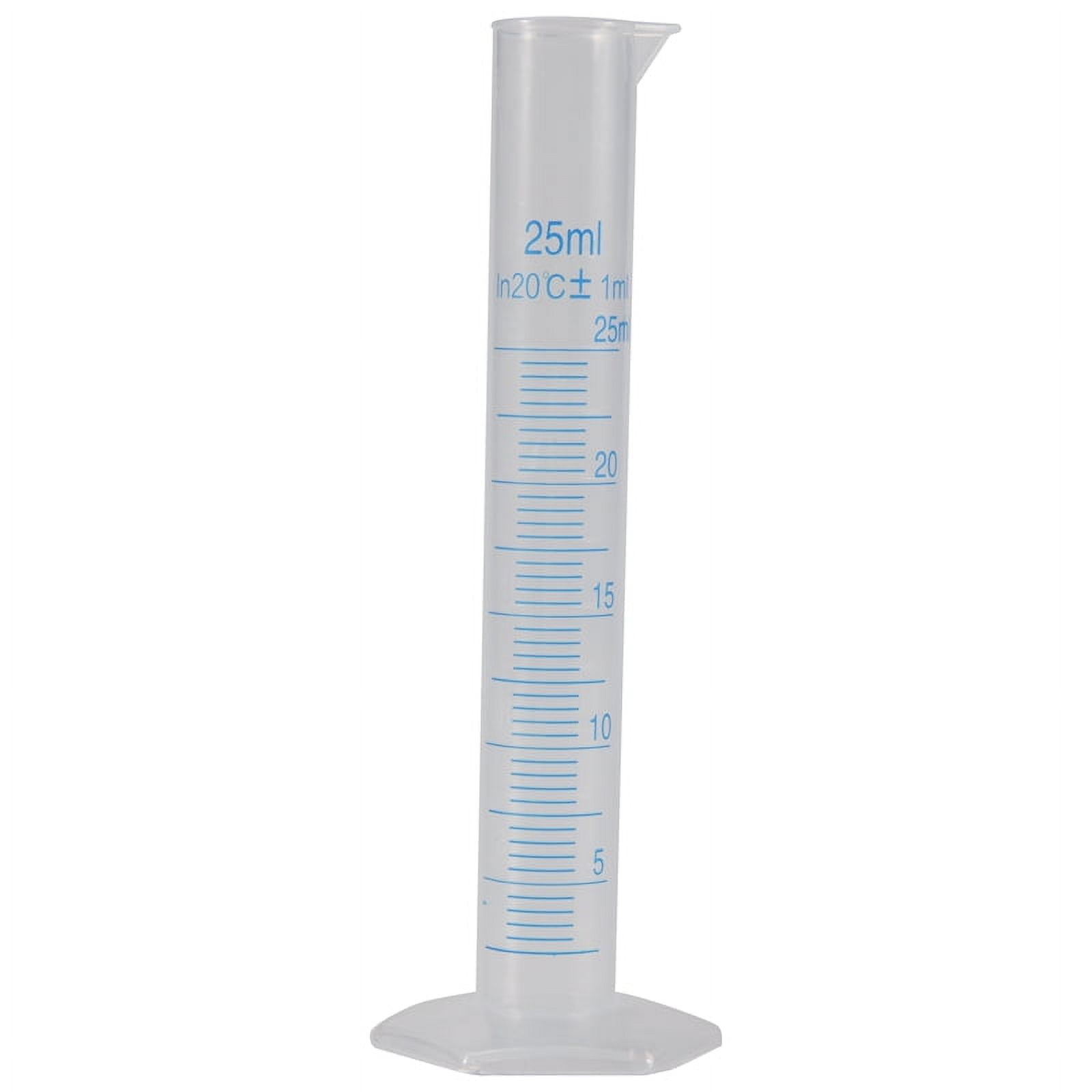Measuring Cylinder Plastic Graduated Tube Tool for Lab(25Ml) - Walmart.com