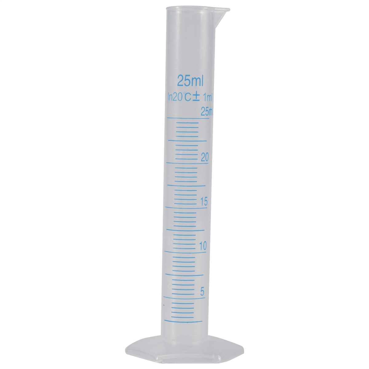 Measuring Cylinder Plastic Graduated Tube Tool for Lab(25Ml) - Walmart.com