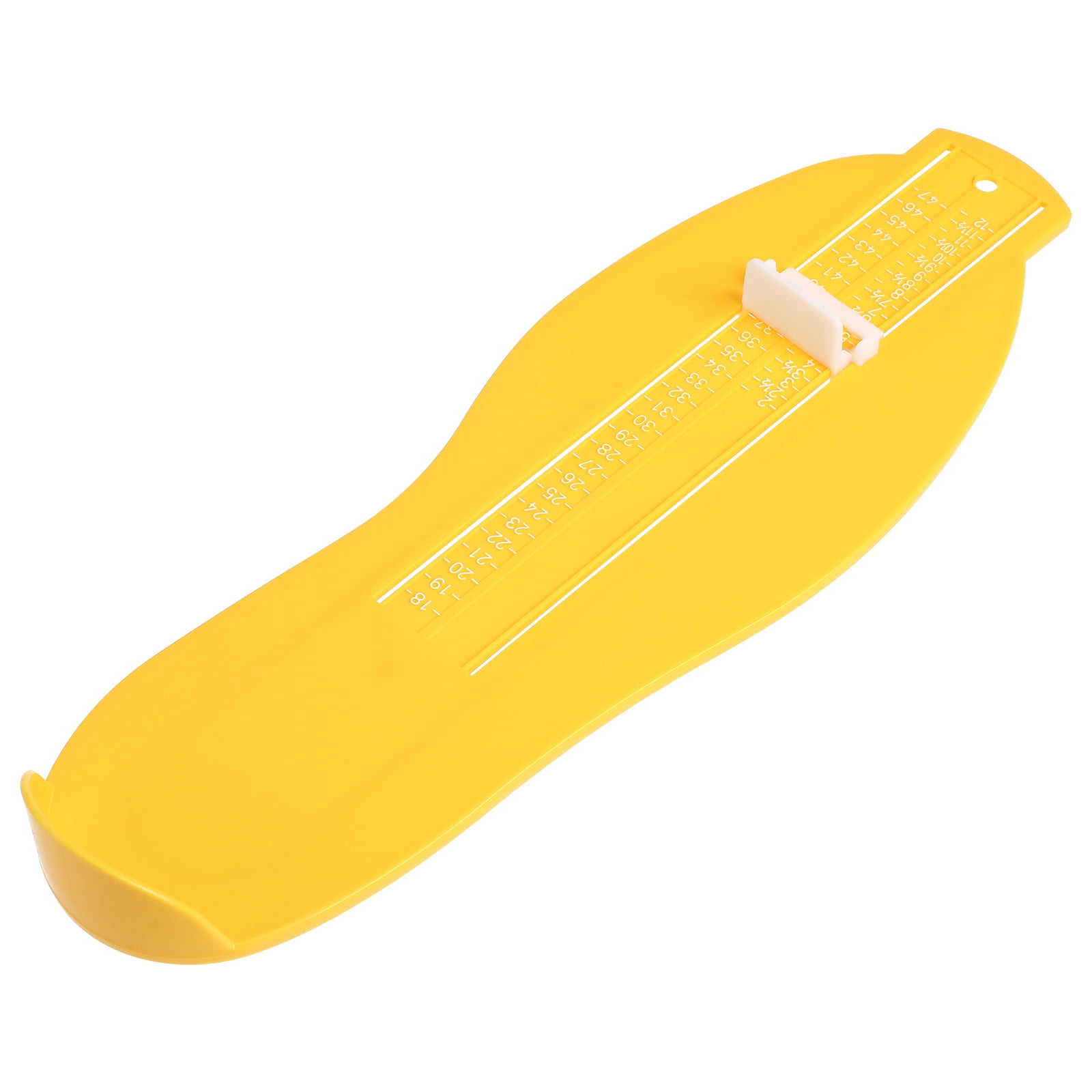 Yellow ABS Foot Measuring Device for Accurate Shoe Size Measurements ...