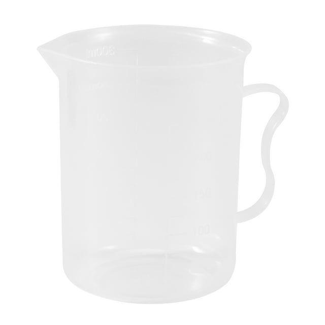 Measuring Jug 250mL Graduated Beaker Clear White Plastic Cup - Walmart.com