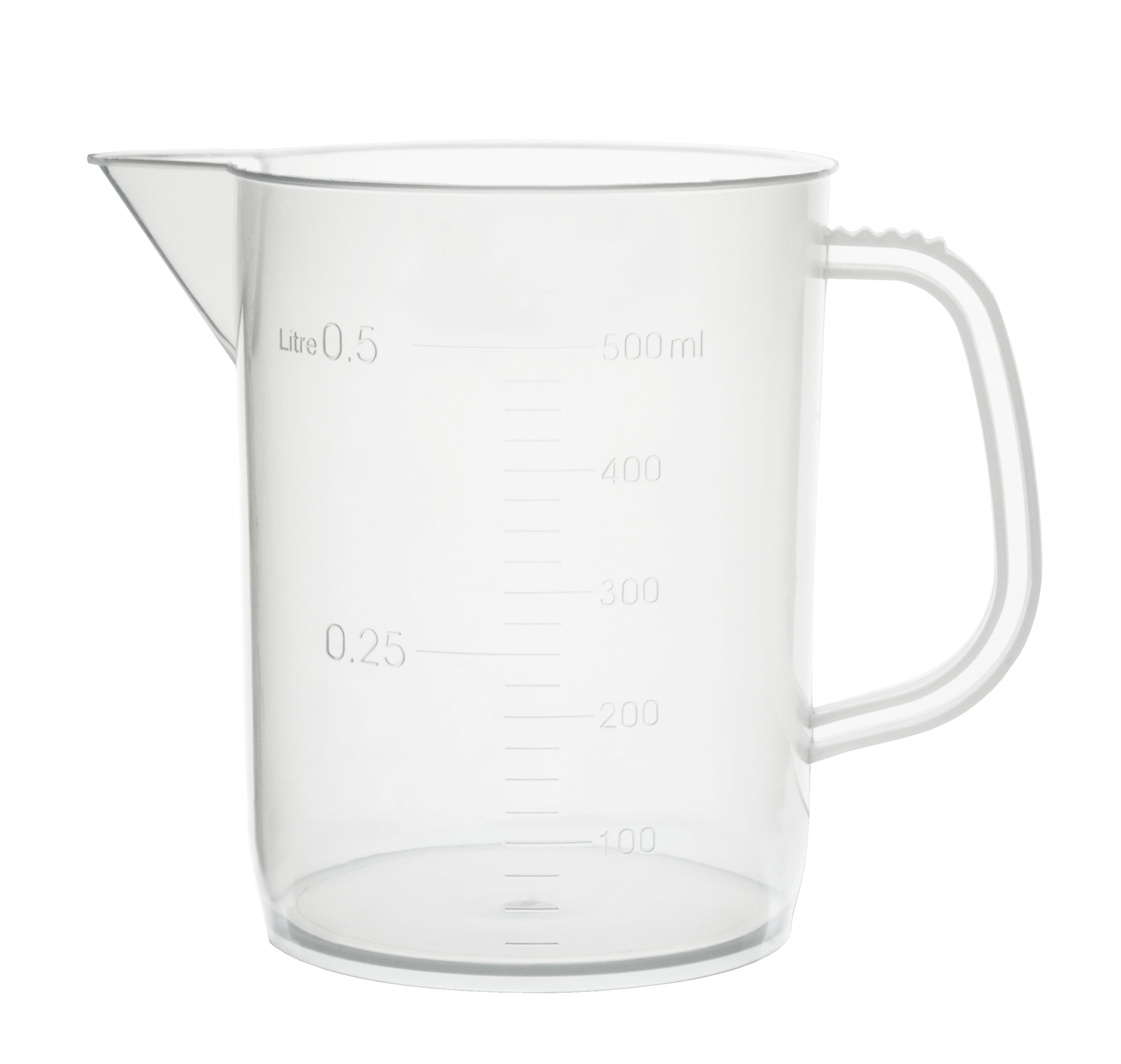 Measuring Jug, 500ml - Short Form, Euro Design - Polypropylene Plastic ...
