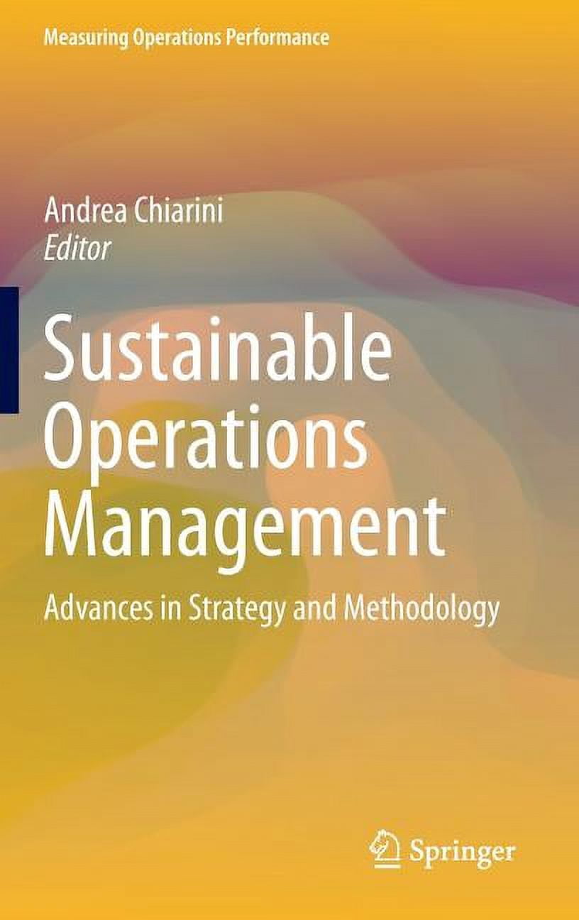 Measuring Operations Performance Sustainable Operations Management ...