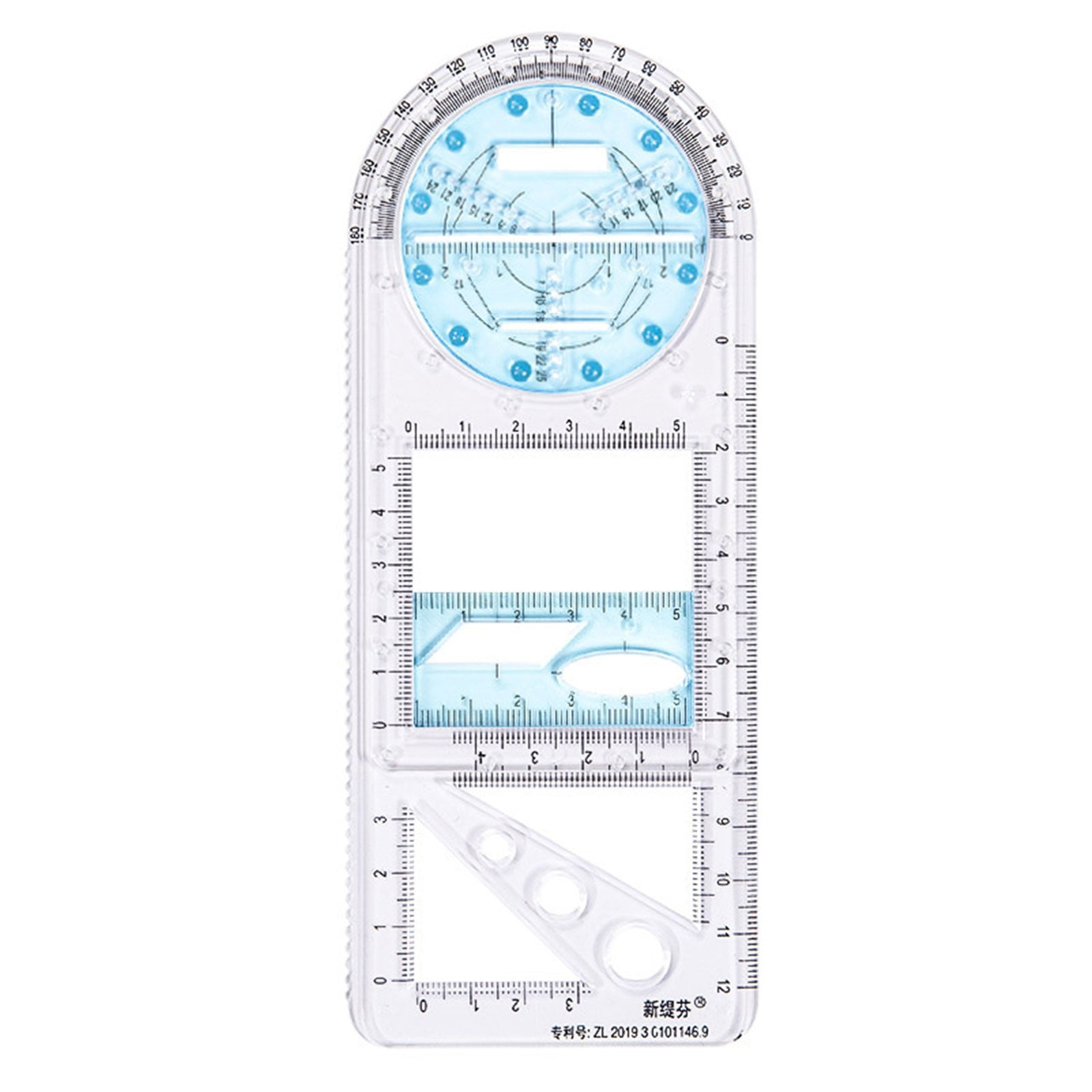Measuring Ruler Clearance! Fengga Multifunctional Movable Ruler Type B ...