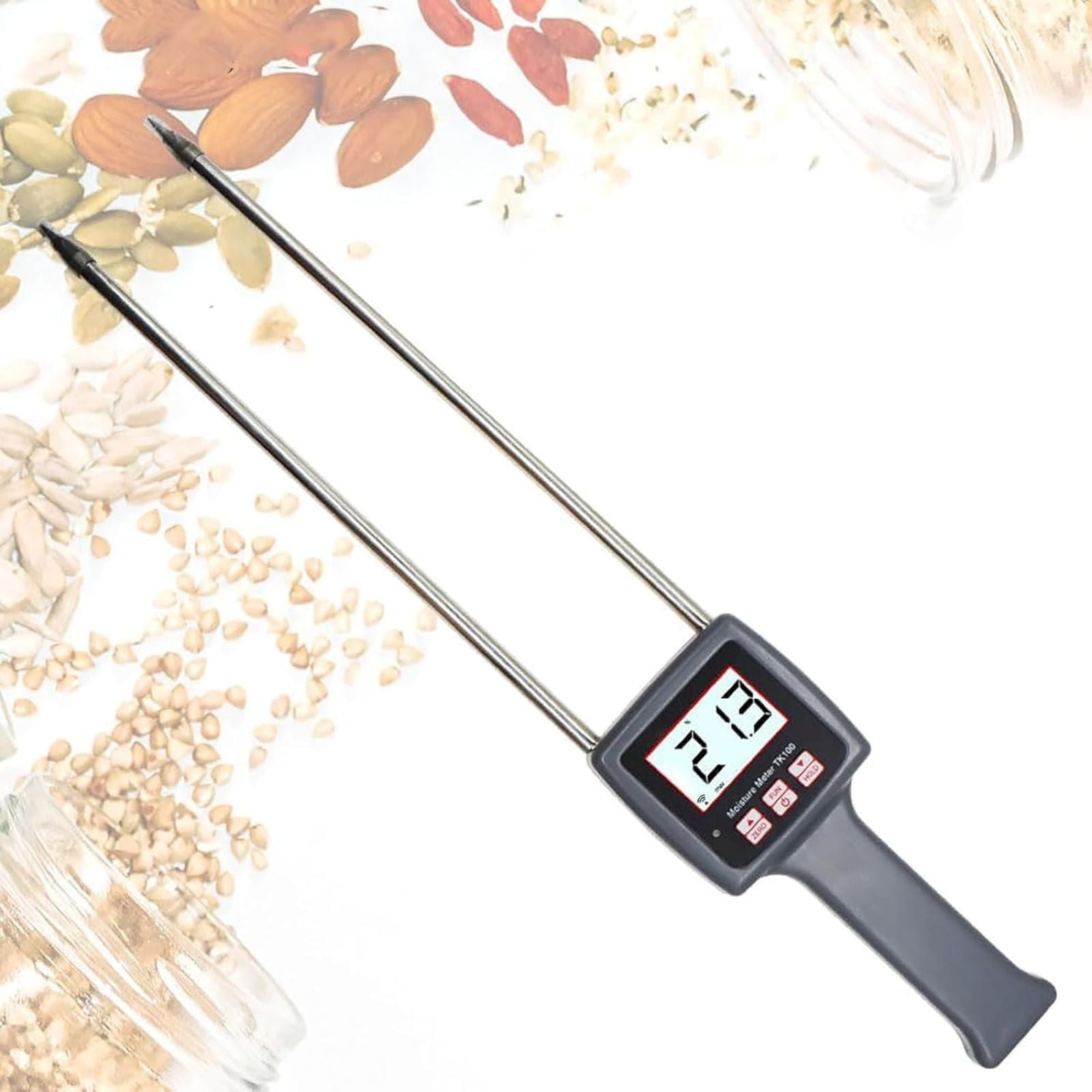 Measuring Ruler Clearance! Hay Meter 080% Multifunctional Grain Test ...