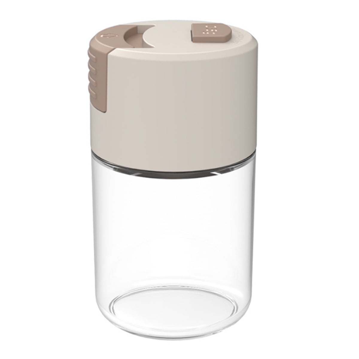 Measuring Salt and Pepper Shakers, Spice Dispenser Air-Tight Clear ...
