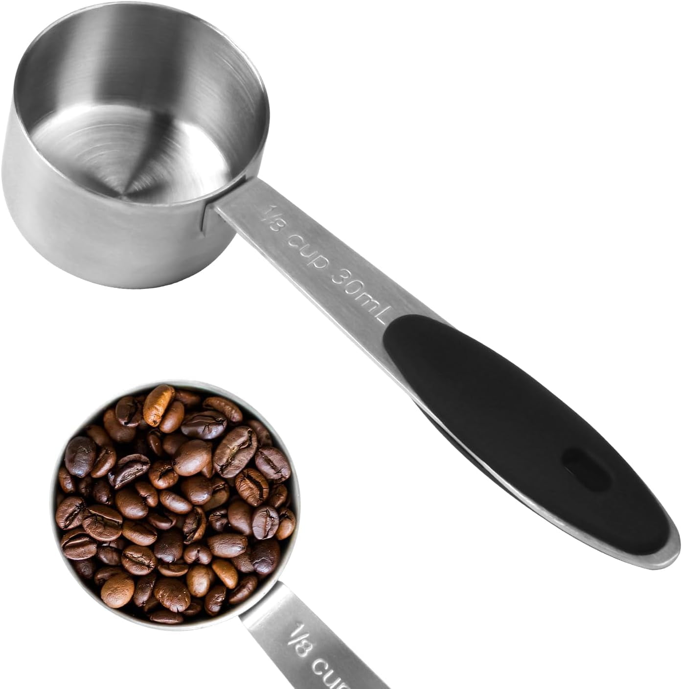 Measuring Spoon,1pcs 1/8 Cup Measuring Cup, 30ml Scoop,1 ounce/2 tbsp ...