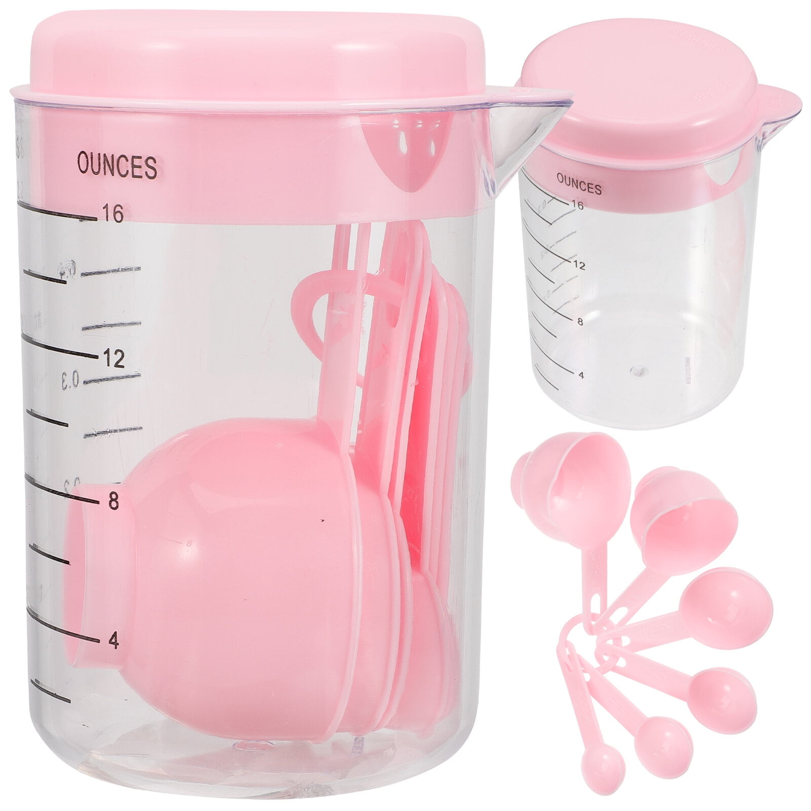 Measuring Spoon Liquid Cups Plastic Spoons Mini Cupcake Liner ...