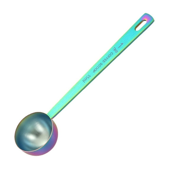 Measuring Spoon Stainless 15/30ml Long Handle Coffee Seasoning Powder ...