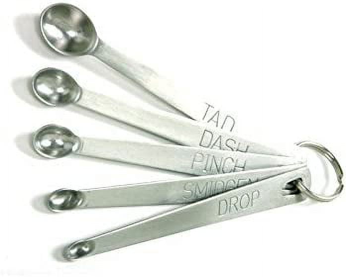 Measuring Spoons 18/10 Stainless Steel Mini Set 5 Pc Dash Pinch Smidgen ...