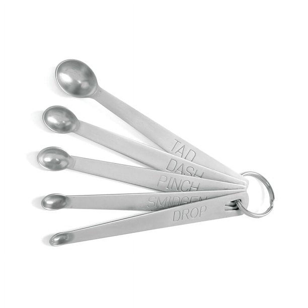 Measuring Spoons 18/10 Stainless Steel Mini Set 5 Pc Pinch Smidgen Dash ...