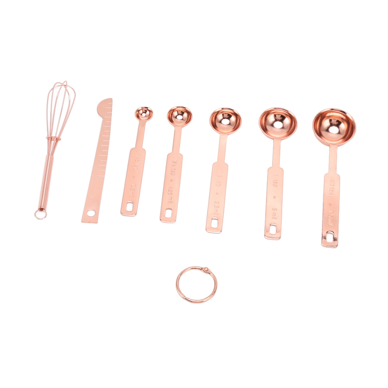 Measuring Spoons 7 in 1 Stainless Steel Stackable Design Multifunction ...