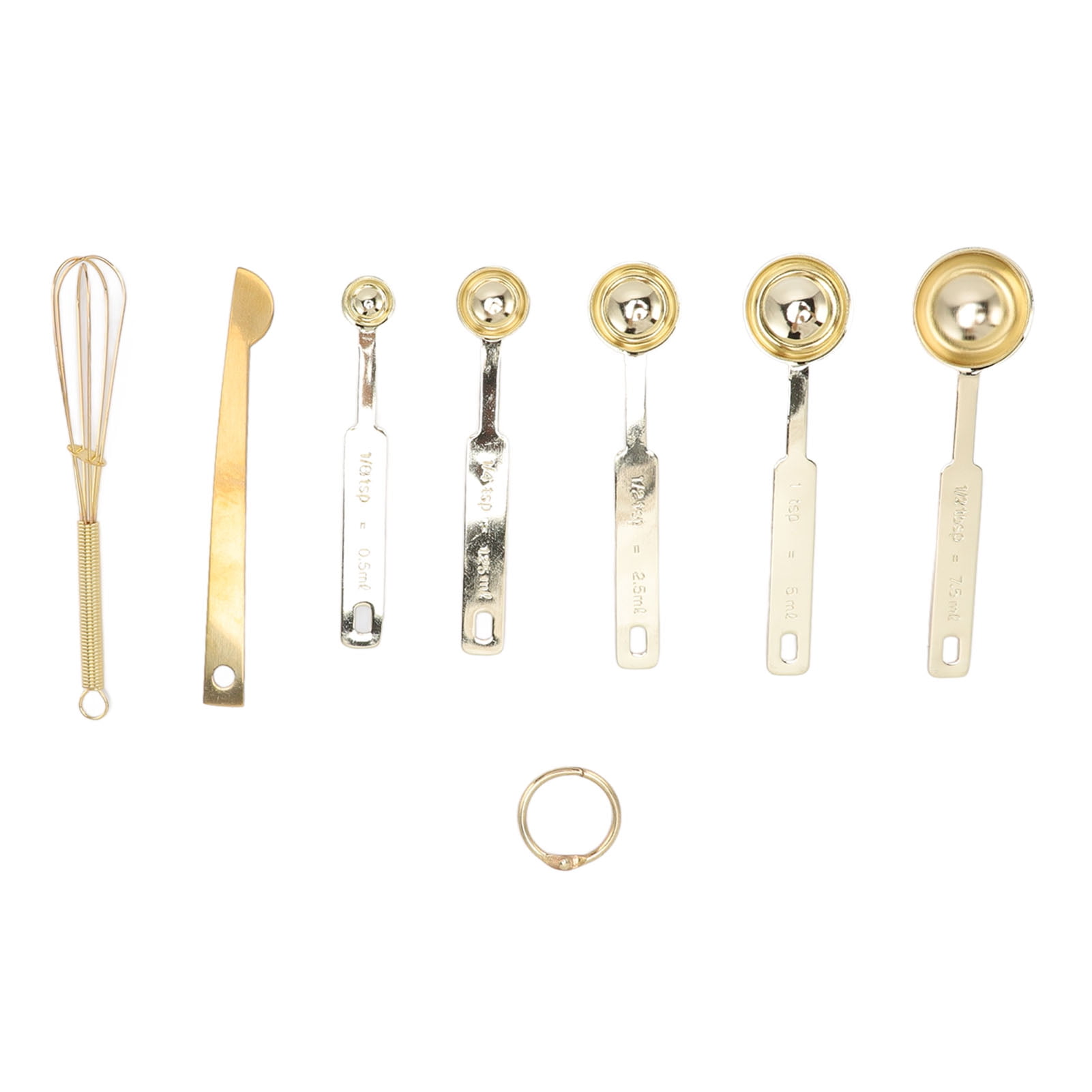 Measuring Spoons 7 in 1 Stainless Steel Stackable Design Multifunction ...