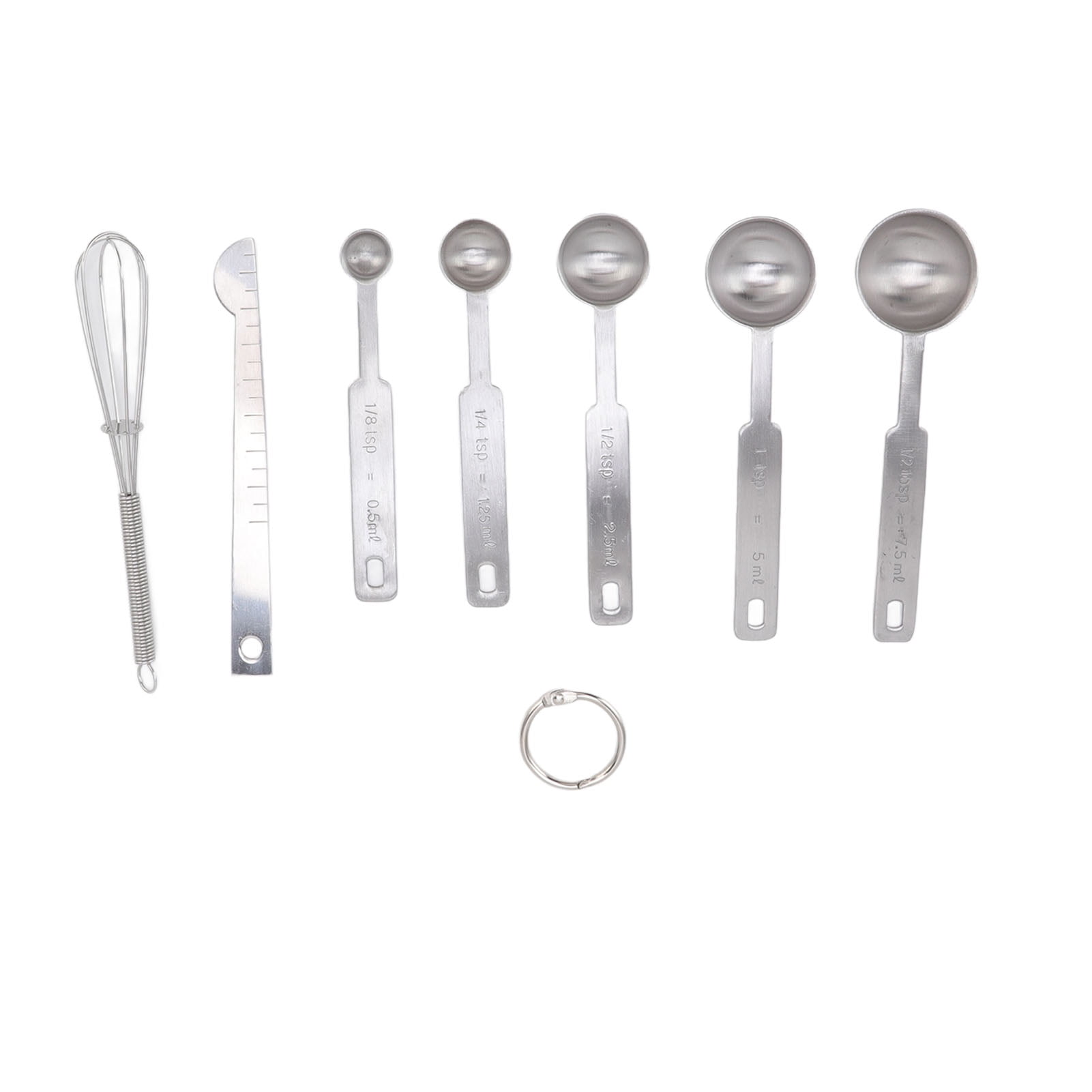 Measuring Spoons 7 in 1 Stainless Steel Stackable Design Multifunction ...