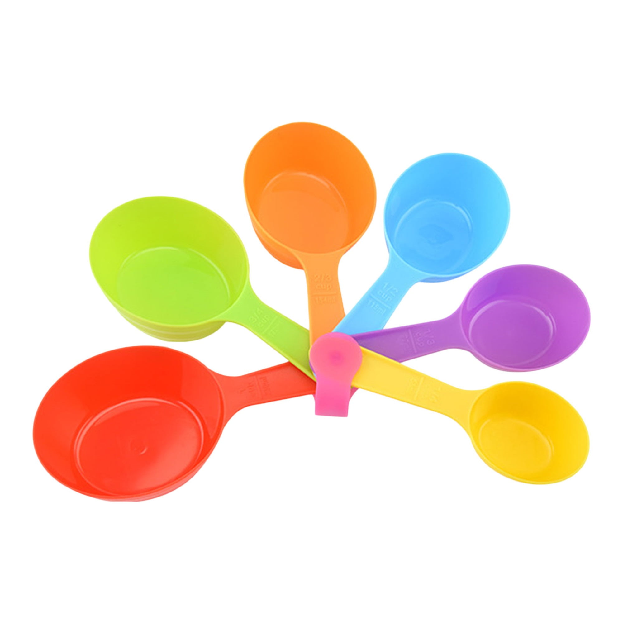 Measuring Spoons Set, Colorful Measuring Cups Set for Ingredients ...