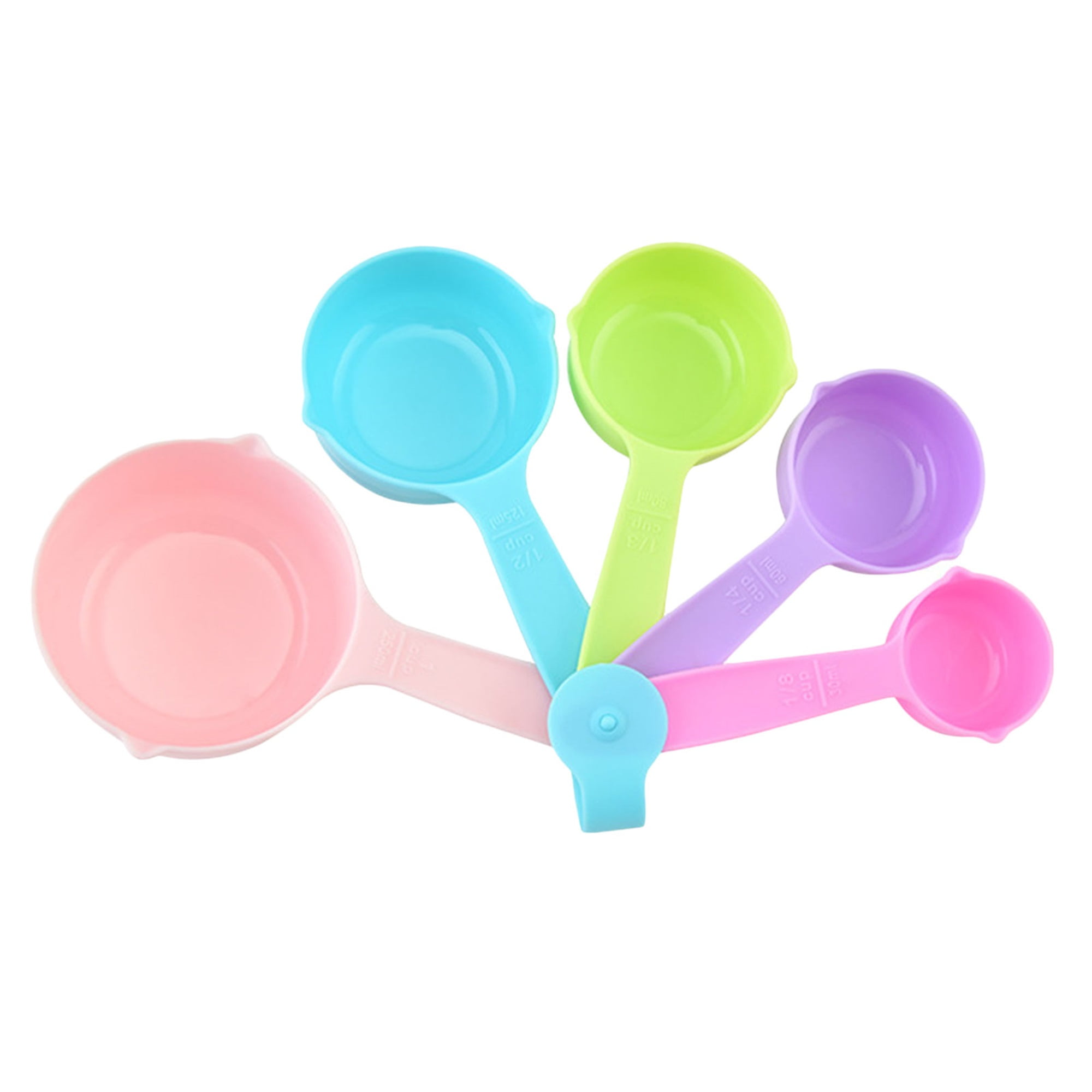 Measuring Spoons Set, Colorful Measuring Cups Set for Ingredients ...
