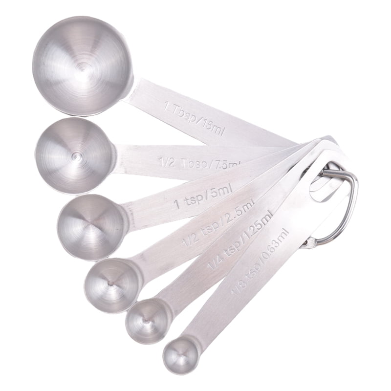 Measuring Spoons, Stainless Steel Measuring Spoons Cups Set, Small ...