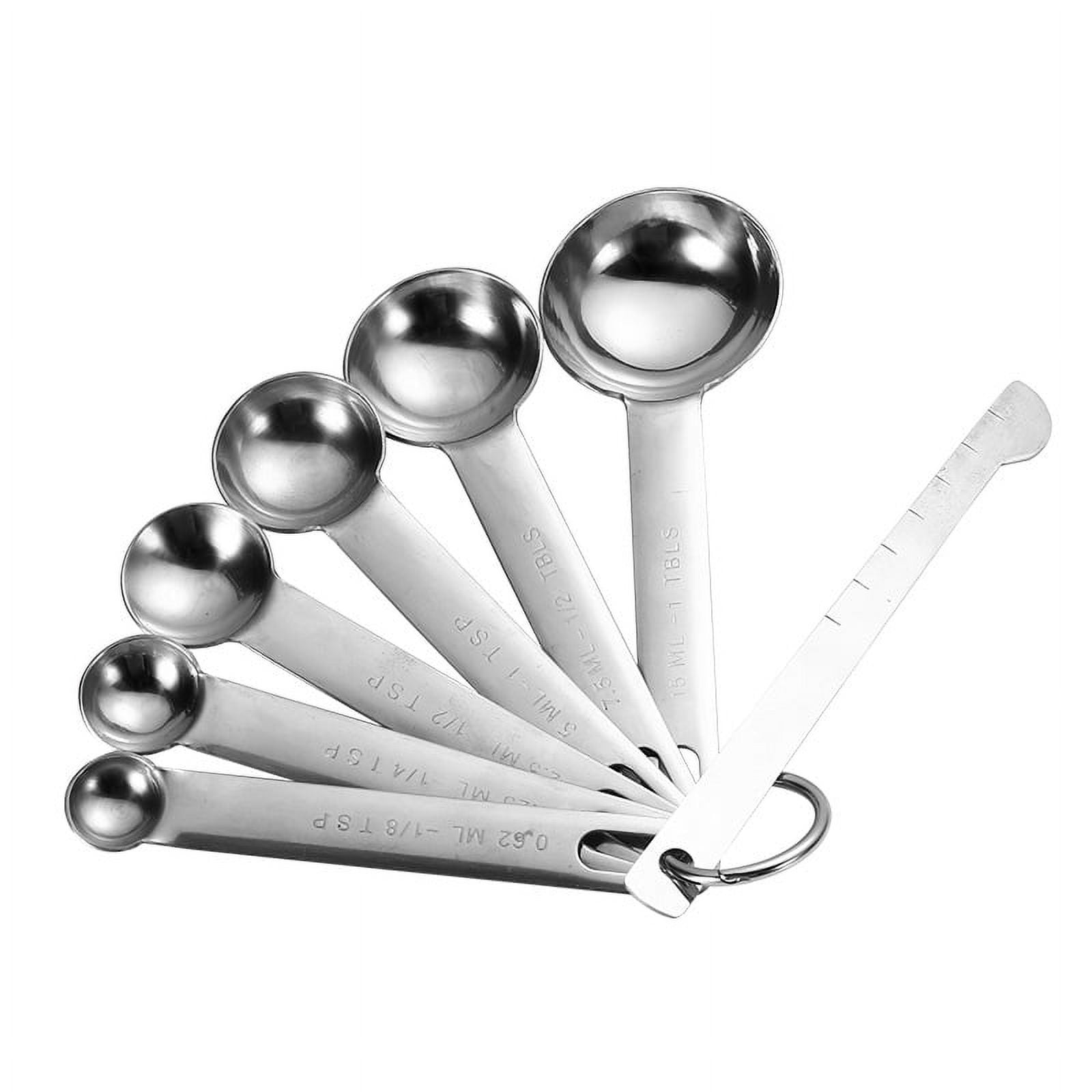 Measuring Spoons, Stainless Steel Measuring Spoons Cups Set, Small ...