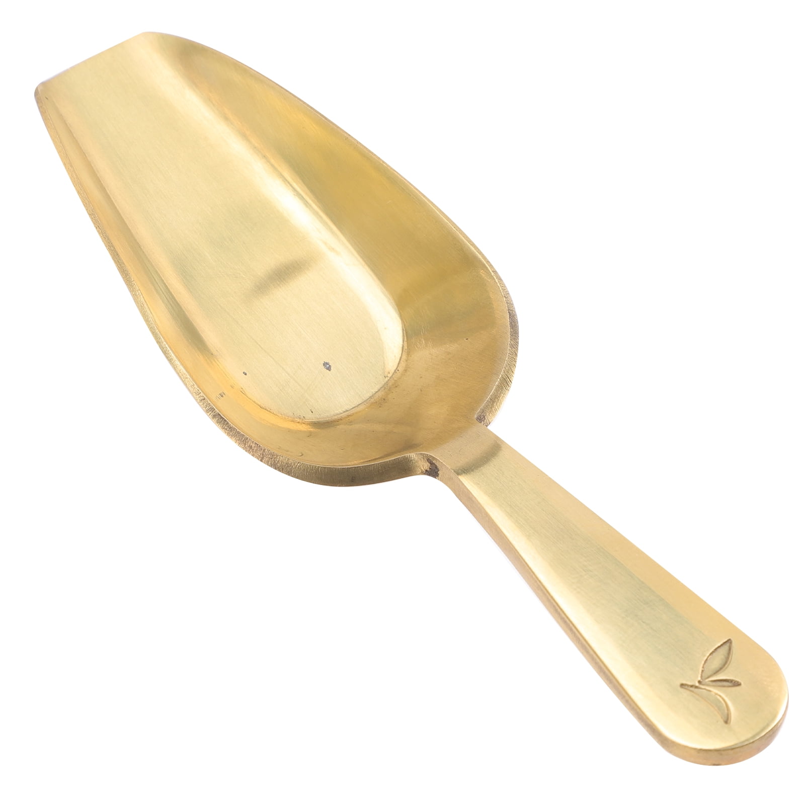 Scoops Brass Shell Tea Spatula Loose Spoon Classical Teaspoon - Walmart.com