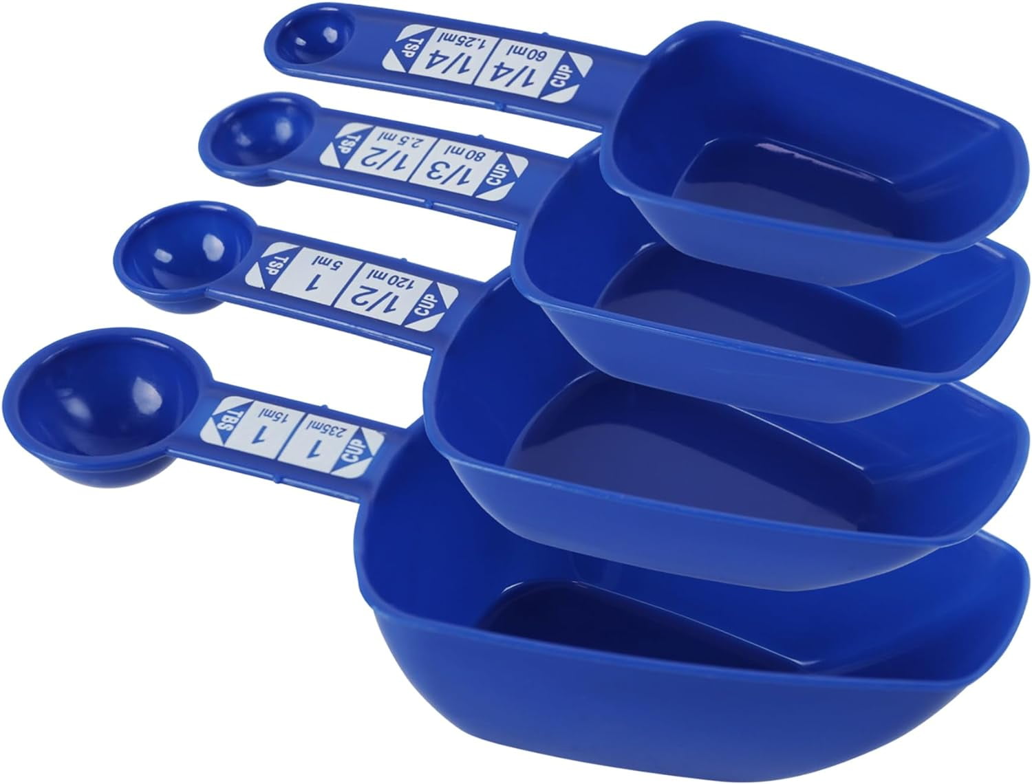 Servette Home Measuring Spoons and Cups Set, 8 Measurements, Dual-Sided ...