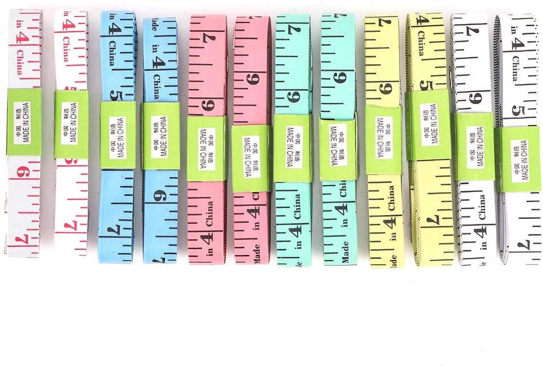 Measuring Tape, 12Pcs PU 150cm Soft Tape Handmade Tools Cloth Body ...