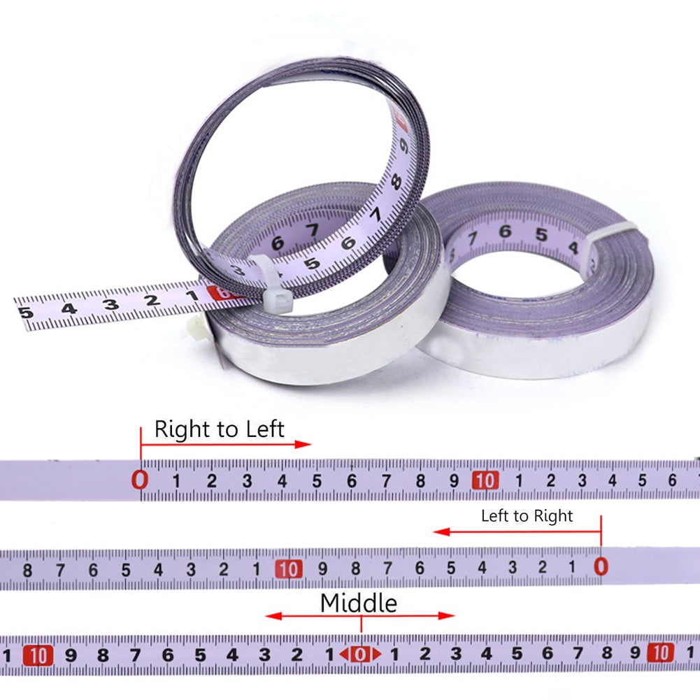 Measuring Tape Workbench Ruler 1 2 3 5 Meters Adhesive Backed Tape ...