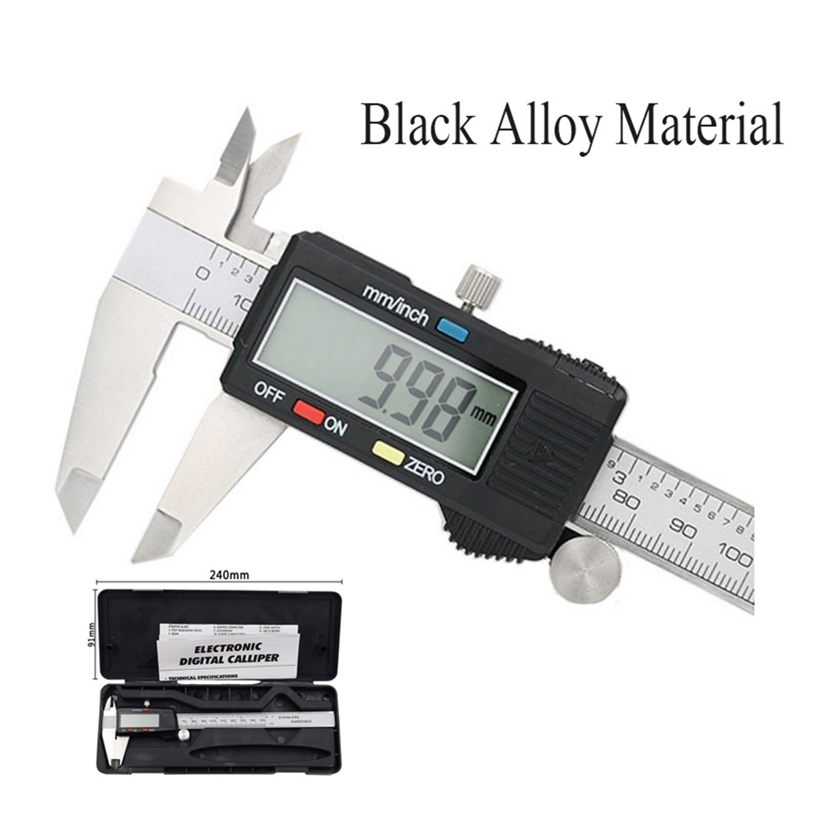 Measuring Tool Stainless Steel Digital Caliper 6 "150mm Measuring ...